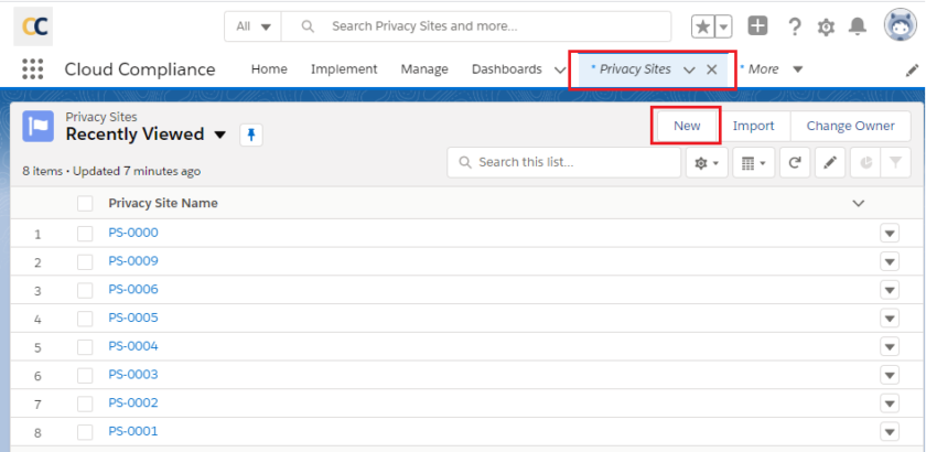 DSAR RTBF - Self Service Management - Cloud Compliance - Cloud Compliance