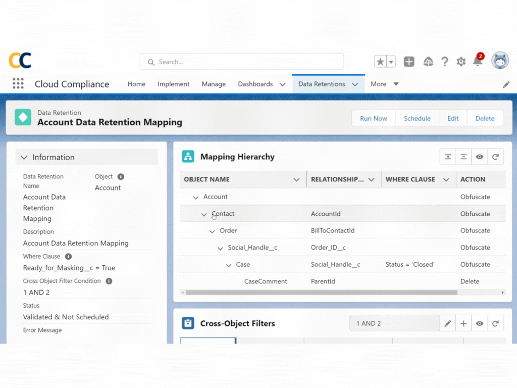 Salesforce Data Retention App By Cloud Compliance